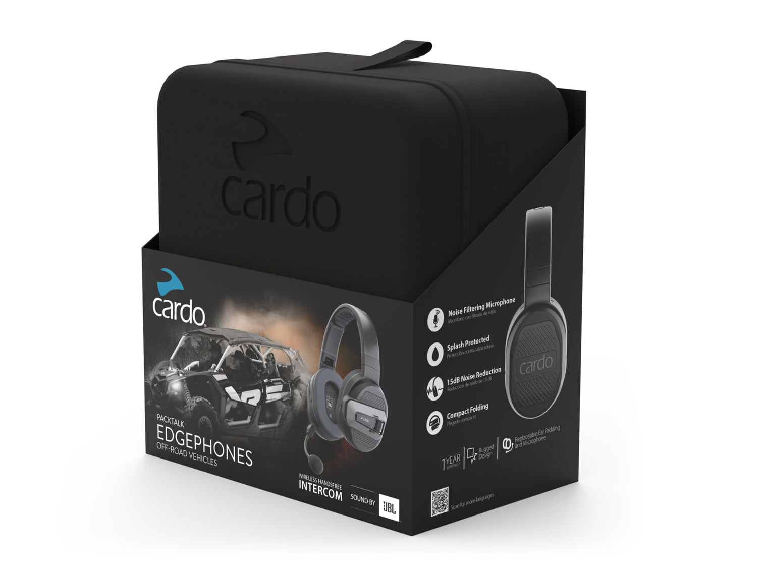 CARDO PACKTALK EDGEPHONES HEADSET – Assault Industries